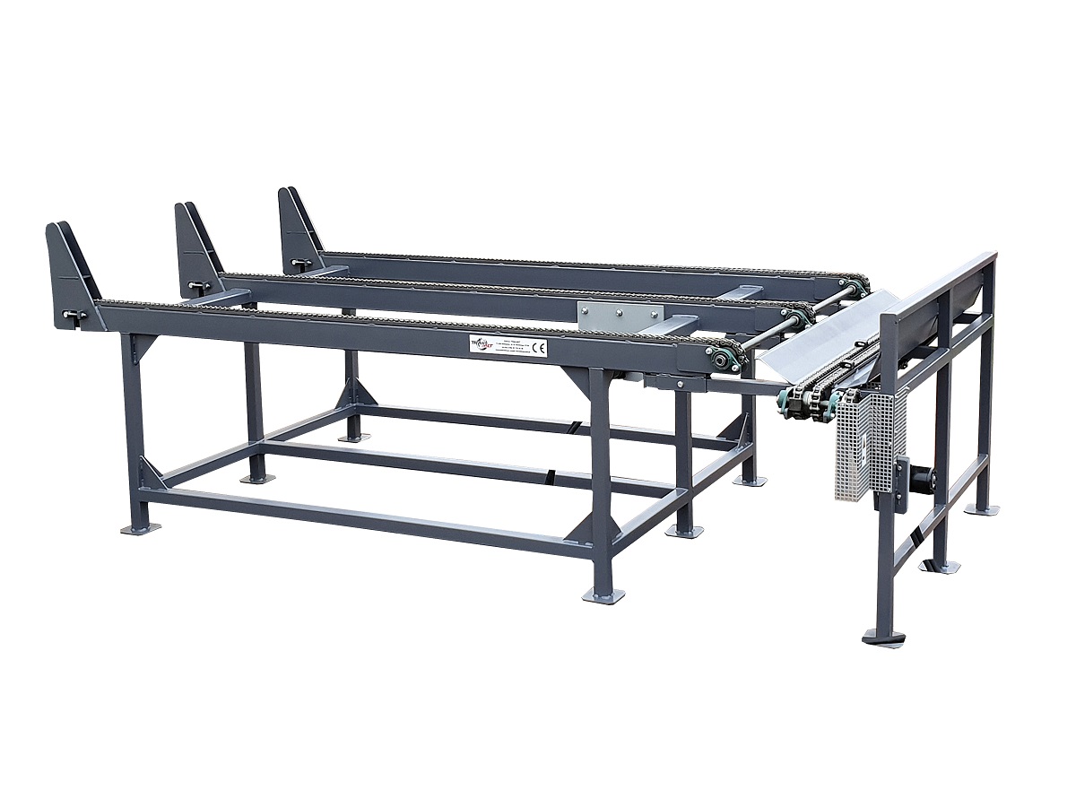 Hydraulic Log Feeder for Sawing-Splitting Machines – Trak-met